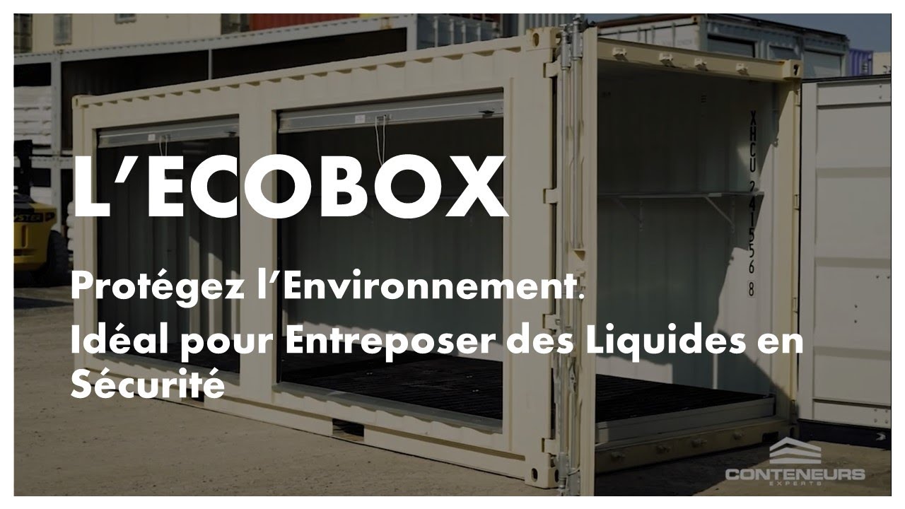 Conteneur Ecobox - La solution de stockage écologique